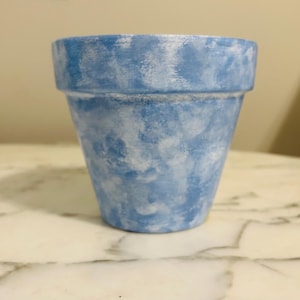 Beach Palm Tree Clay Pot: Coastal Decor, Ocean Art Planter, Indoor ...