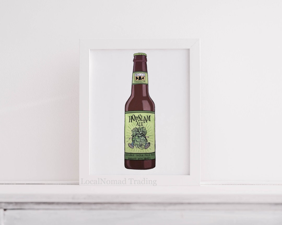 Boozy Michigan IPA Art Print - Etsy