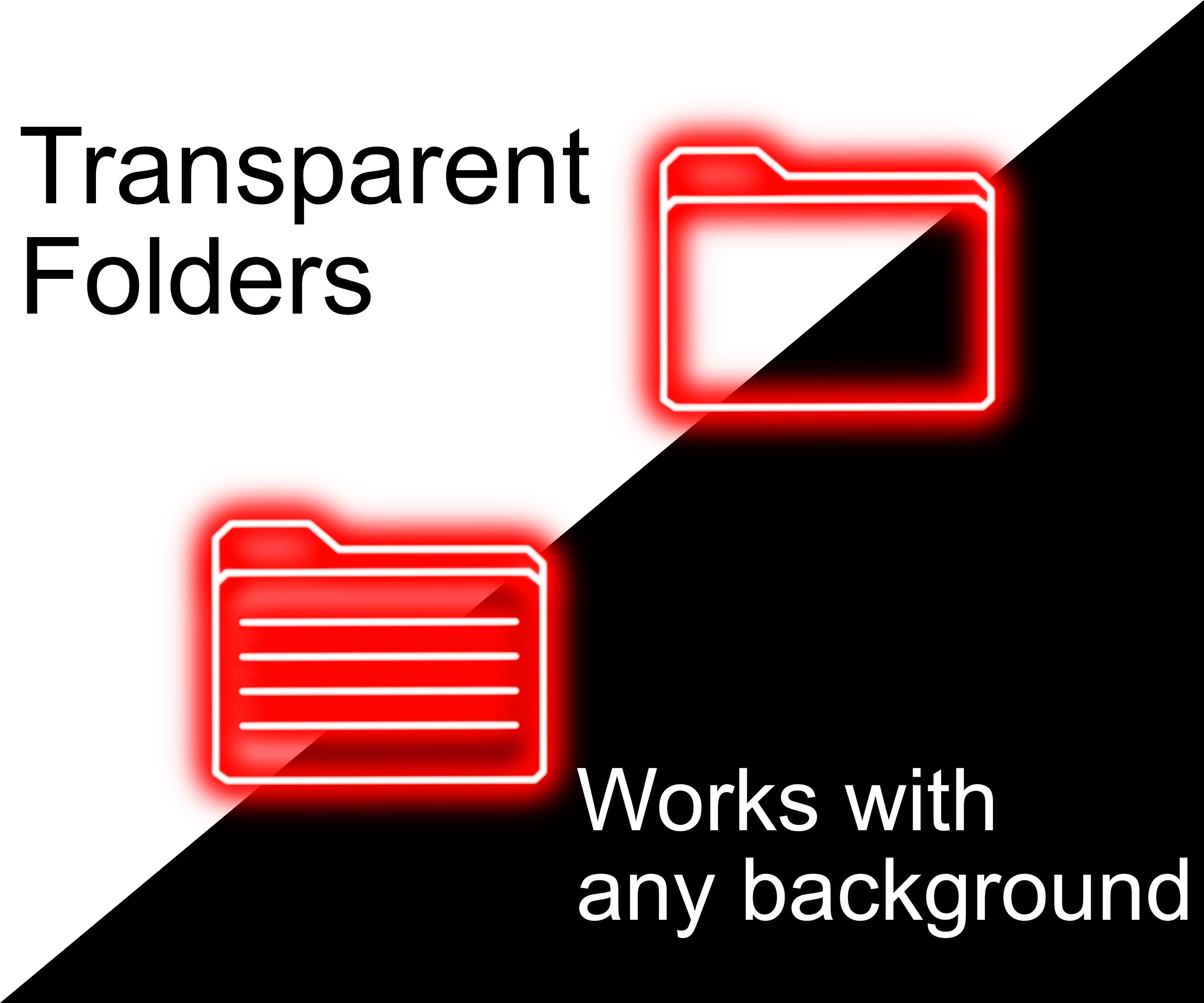 NEON Mac Folders 9 Different Colours With 18 Choices - Etsy