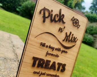 Sweets Sign | Etsy UK