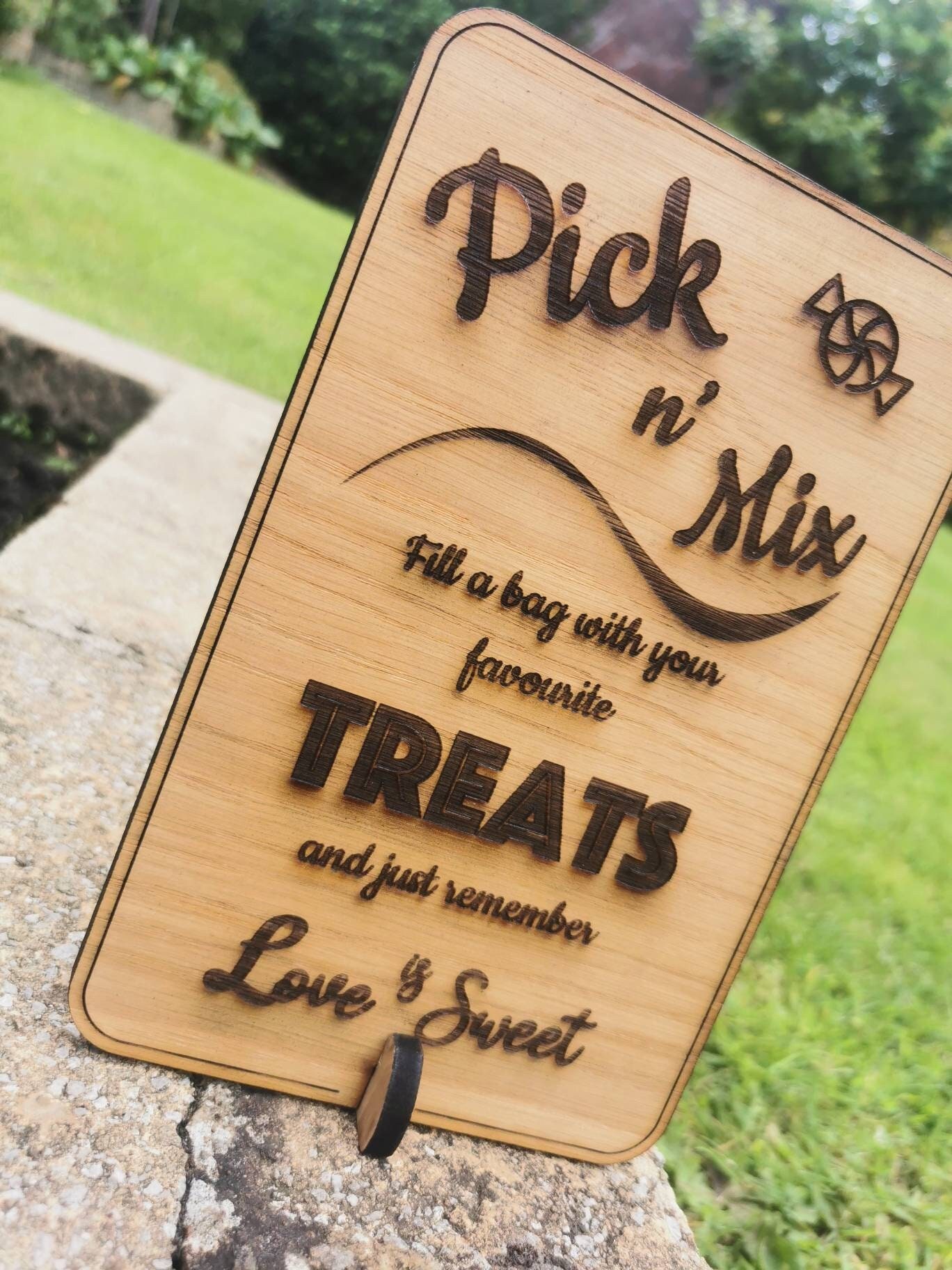 Pick N Mix Bespoke Weddings/events Sweets Table Sign - Etsy