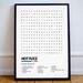 Hot Fuzz Movie Film Wordsearch Art Print Poster A4 A3 | Cornetto ...