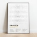 Eurovision Wordsearch Poster A4 A3 Fun Art Print Nil Point Terry Wogan ...