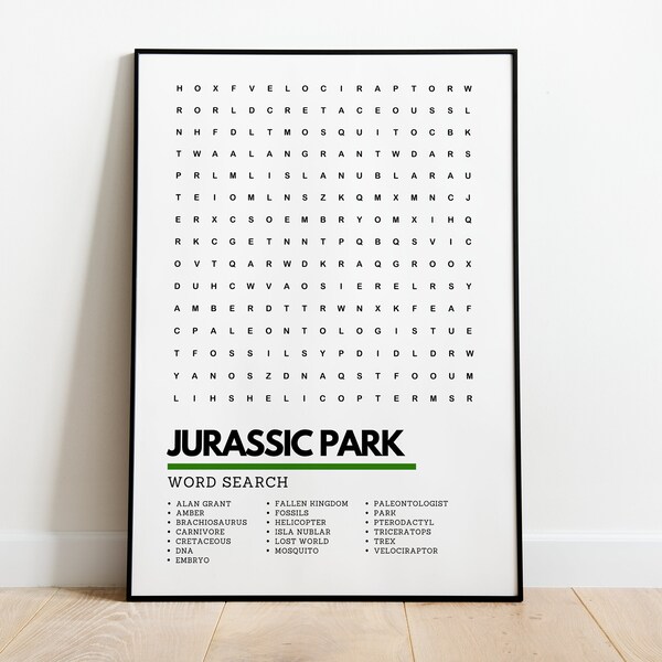 Classic Jurassic - Etsy