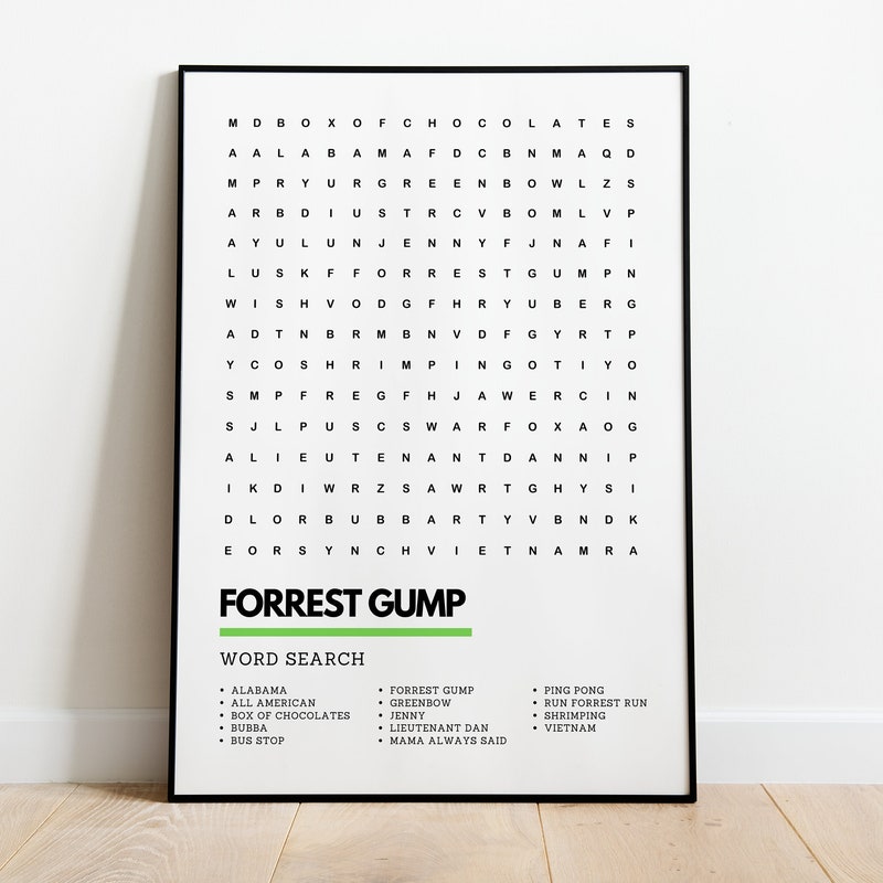 Forrest Gump - Etsy UK