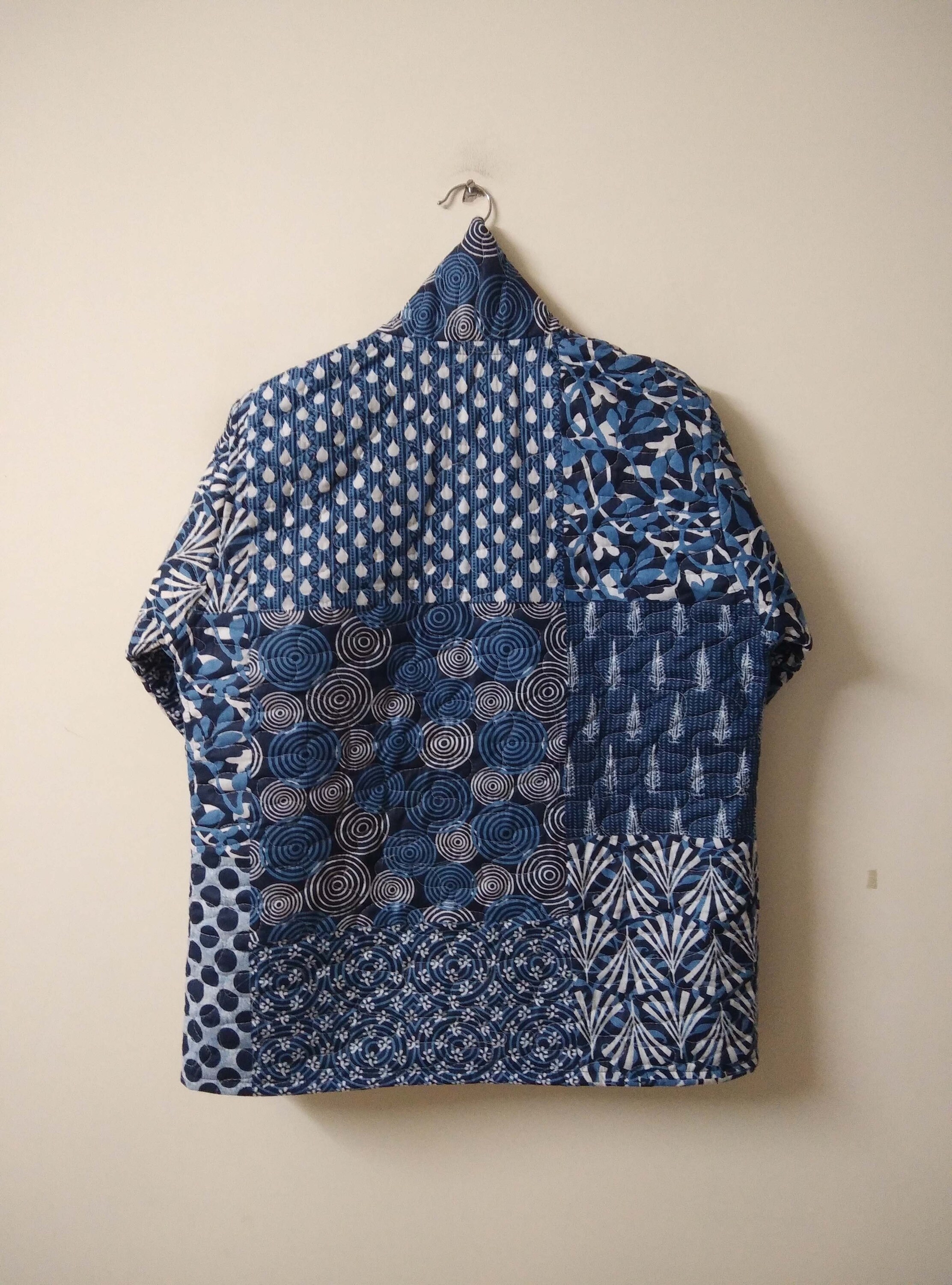 Handmade Kantha Quilt Jacket, Indian Kantha Coat, Machine Quilted ...