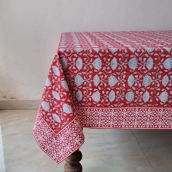 Red Table Cloth - Etsy