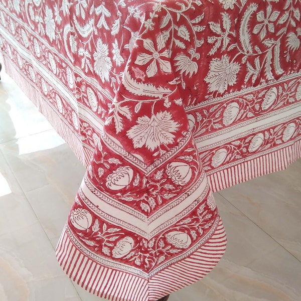 Red Table Cloth - Etsy