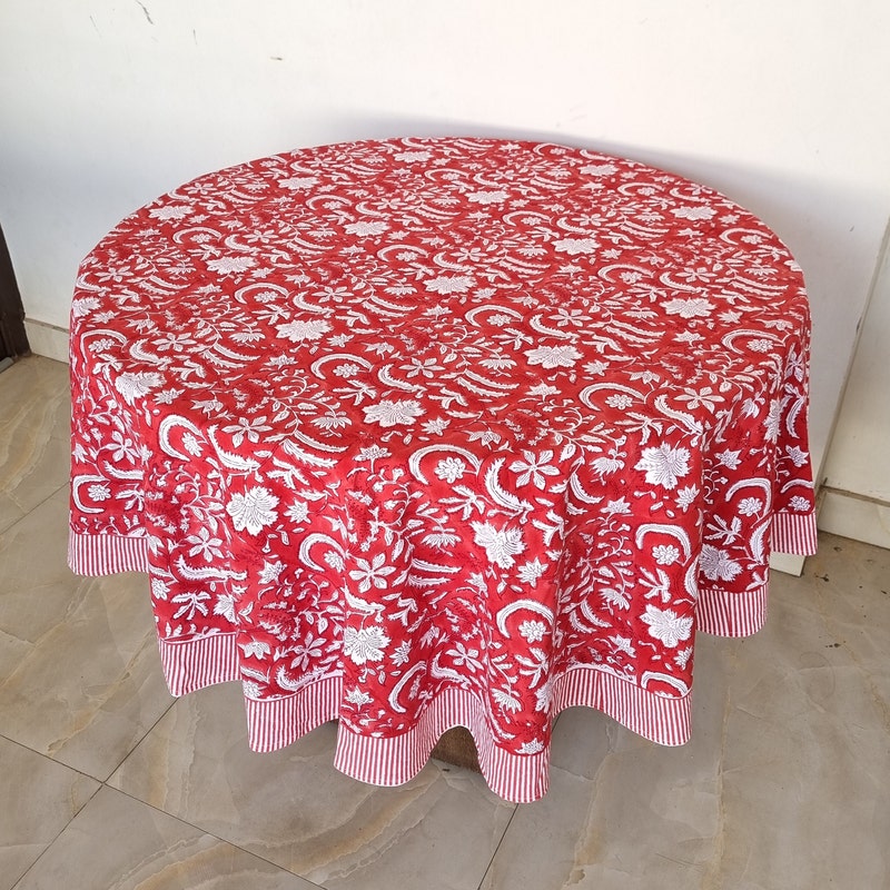 Round Table Cloth - Etsy