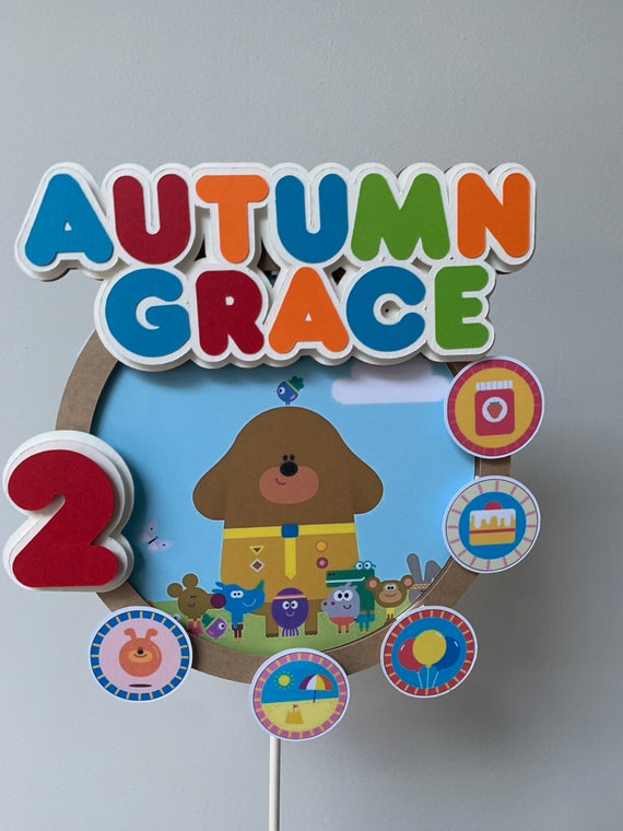 Hey Duggee Cake Topper/ Hey Duggee/ Cake Topper/ Celebrations/ - Etsy ...