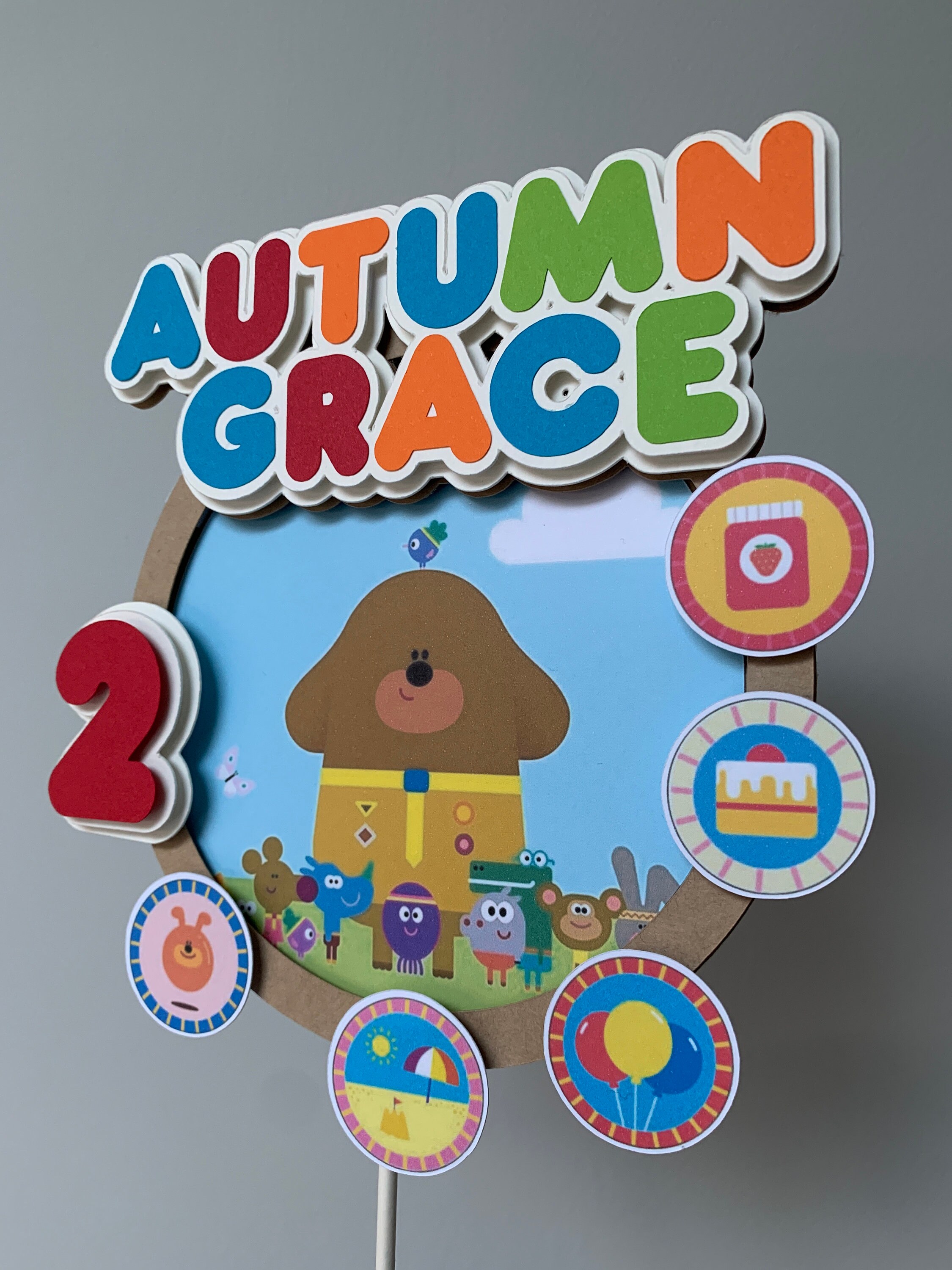 Hey Duggee Cake Topper/ Hey Duggee/ Cake Topper/ Celebrations/ - Etsy ...