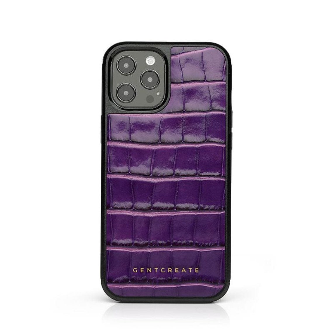 Crocodile Embossed Leather iPhone 16 15 14 13 12 Pro Cases, iPhone 16 ...
