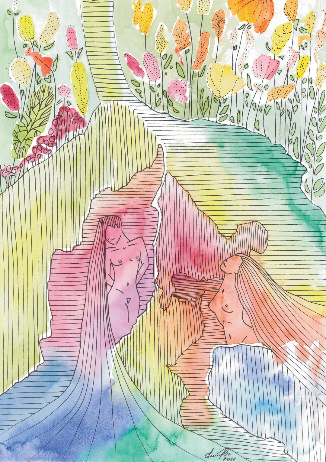 Garden of Eden (printable Poster/postcard,instant Download) - Etsy