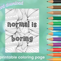 Coloring Page Instant Download Cute Frog Digital Coloring Book Page for ...