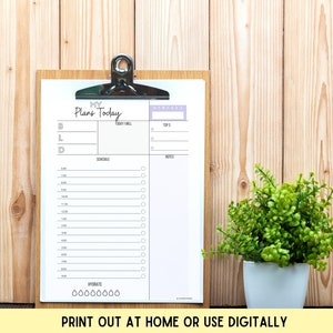 Digital Daily Planner Page Bundle Productivity PDF | Etsy