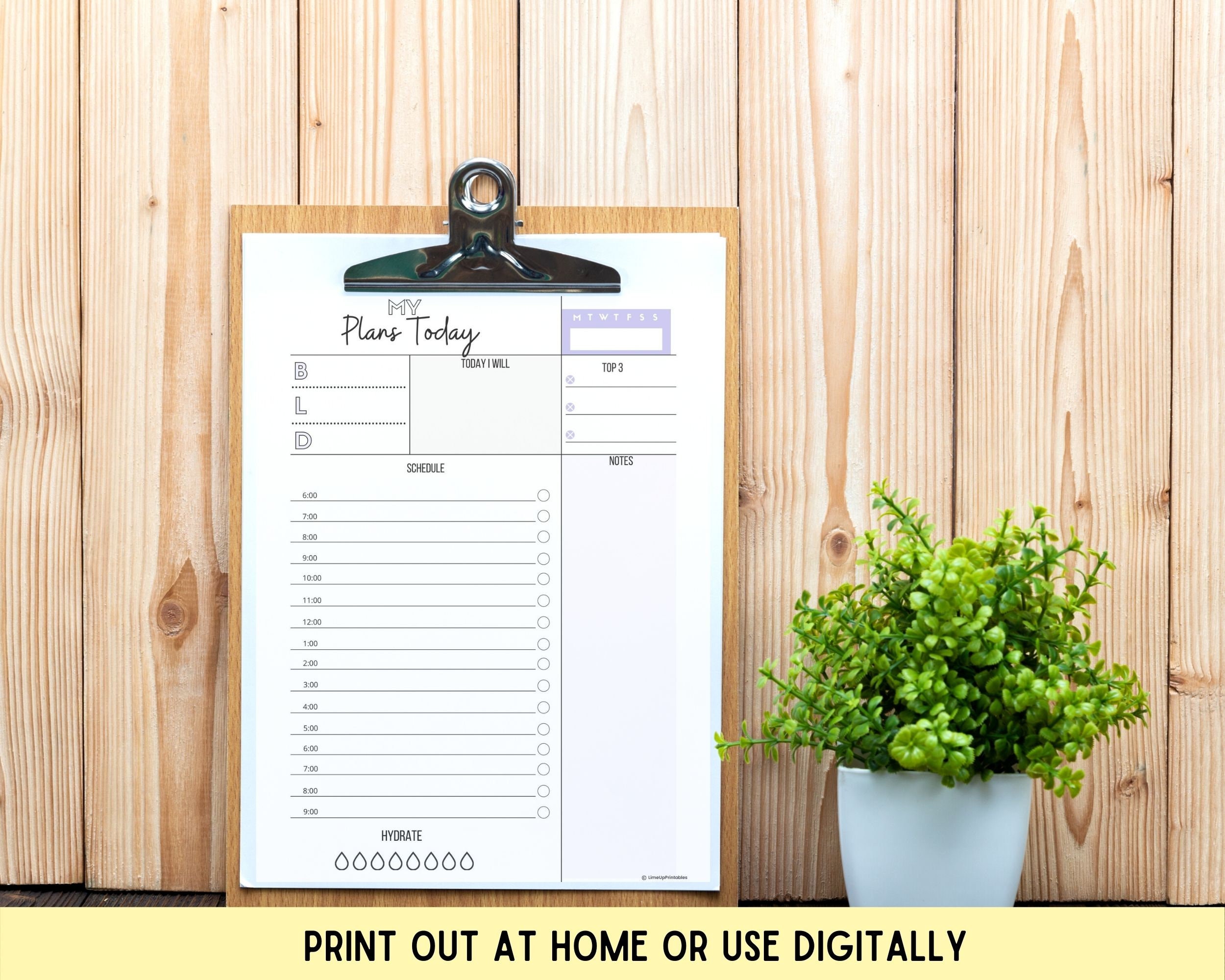 Digital Daily Planner Page Bundle Productivity PDF | Etsy
