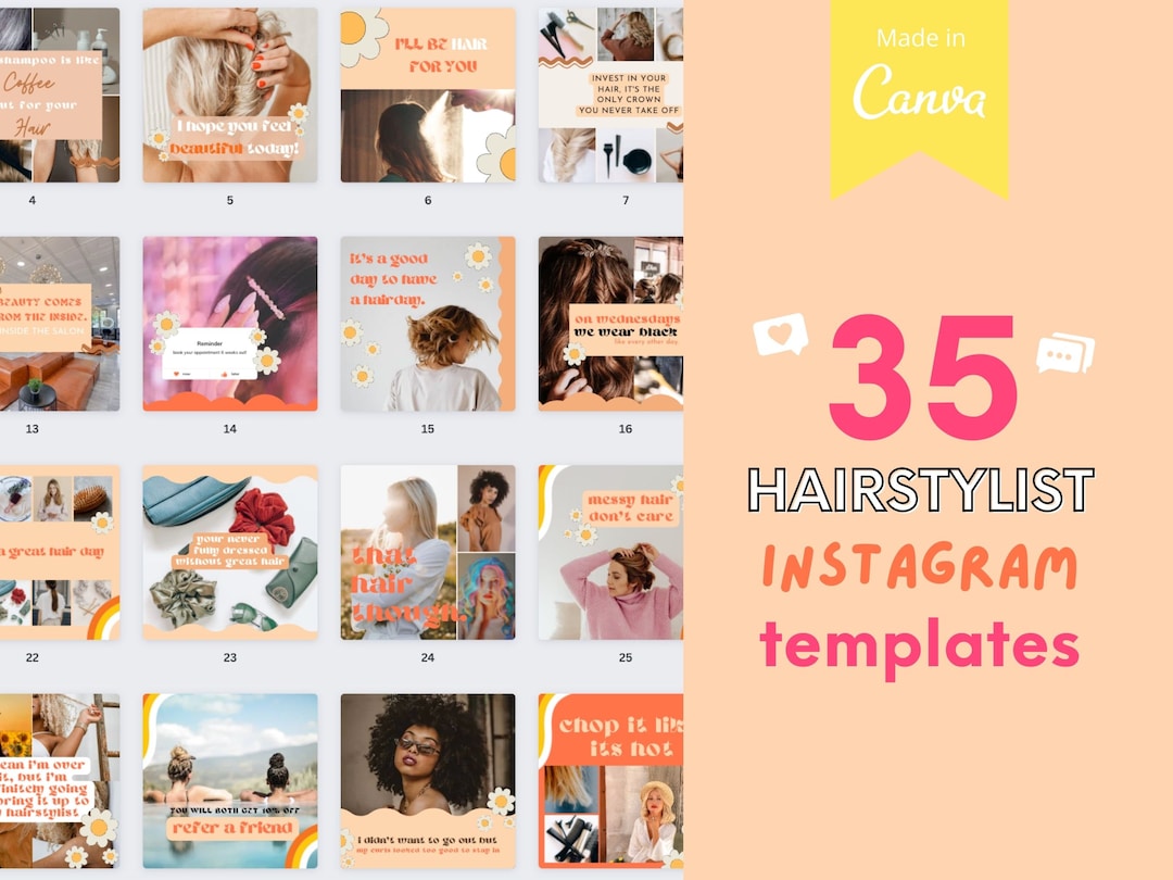 35 Hair Stylist Instagram Posts Hair Stylist Logo Hair Dresser ...
