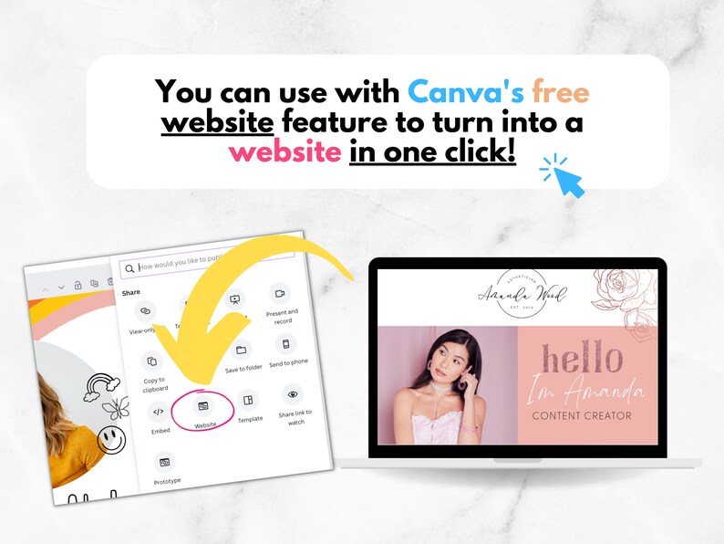 UGC Bio Link Template Link in Bio Template Ugc Creator Ugc - Etsy