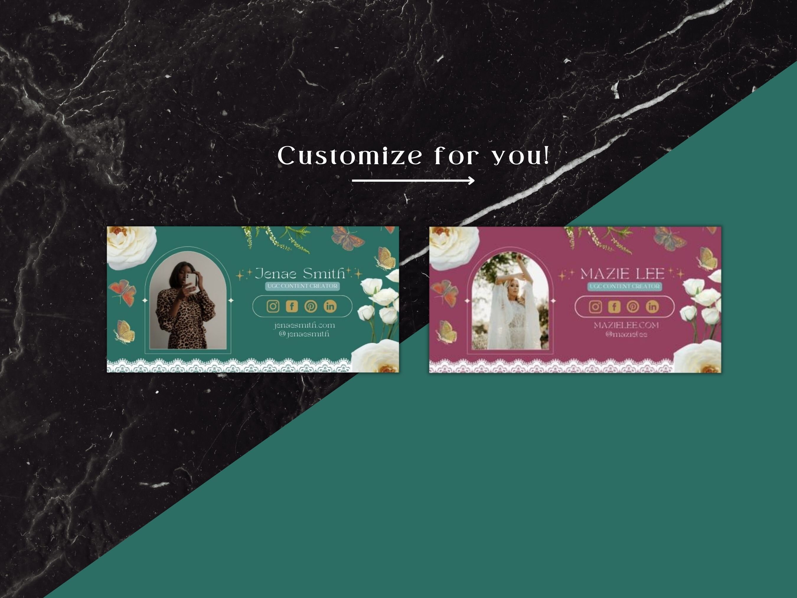 Ugc Email Signature UGC Portfolio UGC Canva UGC Template Ugc Creator ...