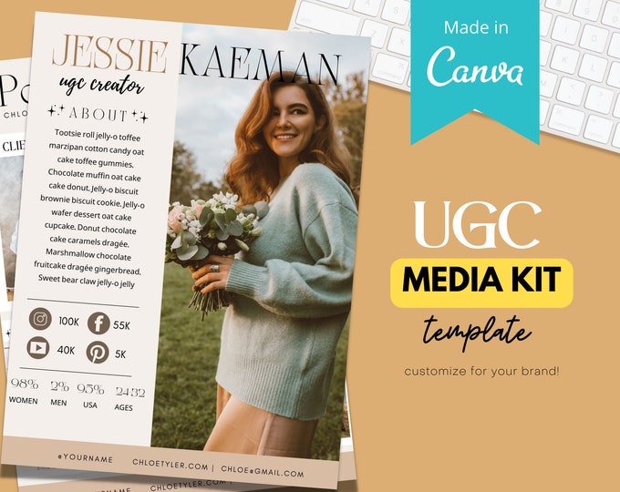 UGC Media Kit UGC Portfolio UGC Canva Ugc Contract Ugc Creator Ugc Kit ...