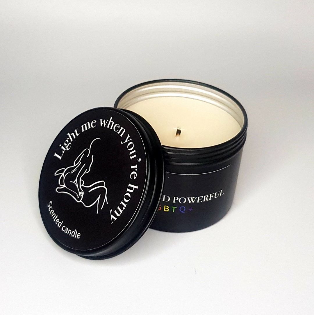 Women Loving Women Scented Tin Candle Light Me When Youre Horny