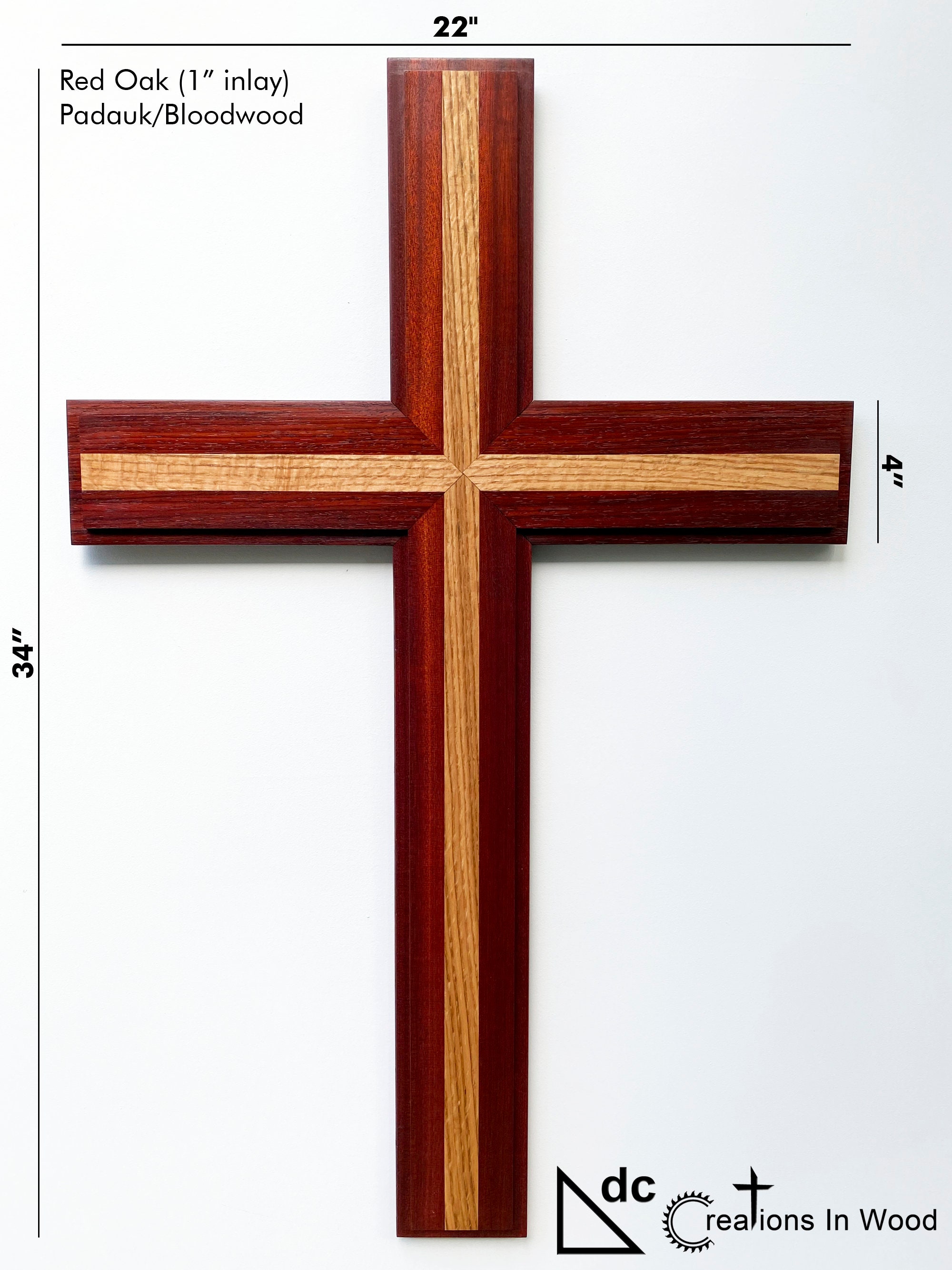 Inlaid Cross - Large - Etsy