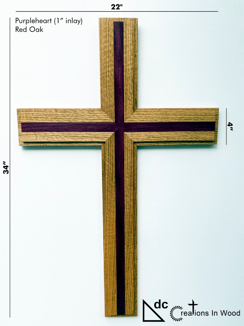 Inlaid Cross - Large - Etsy