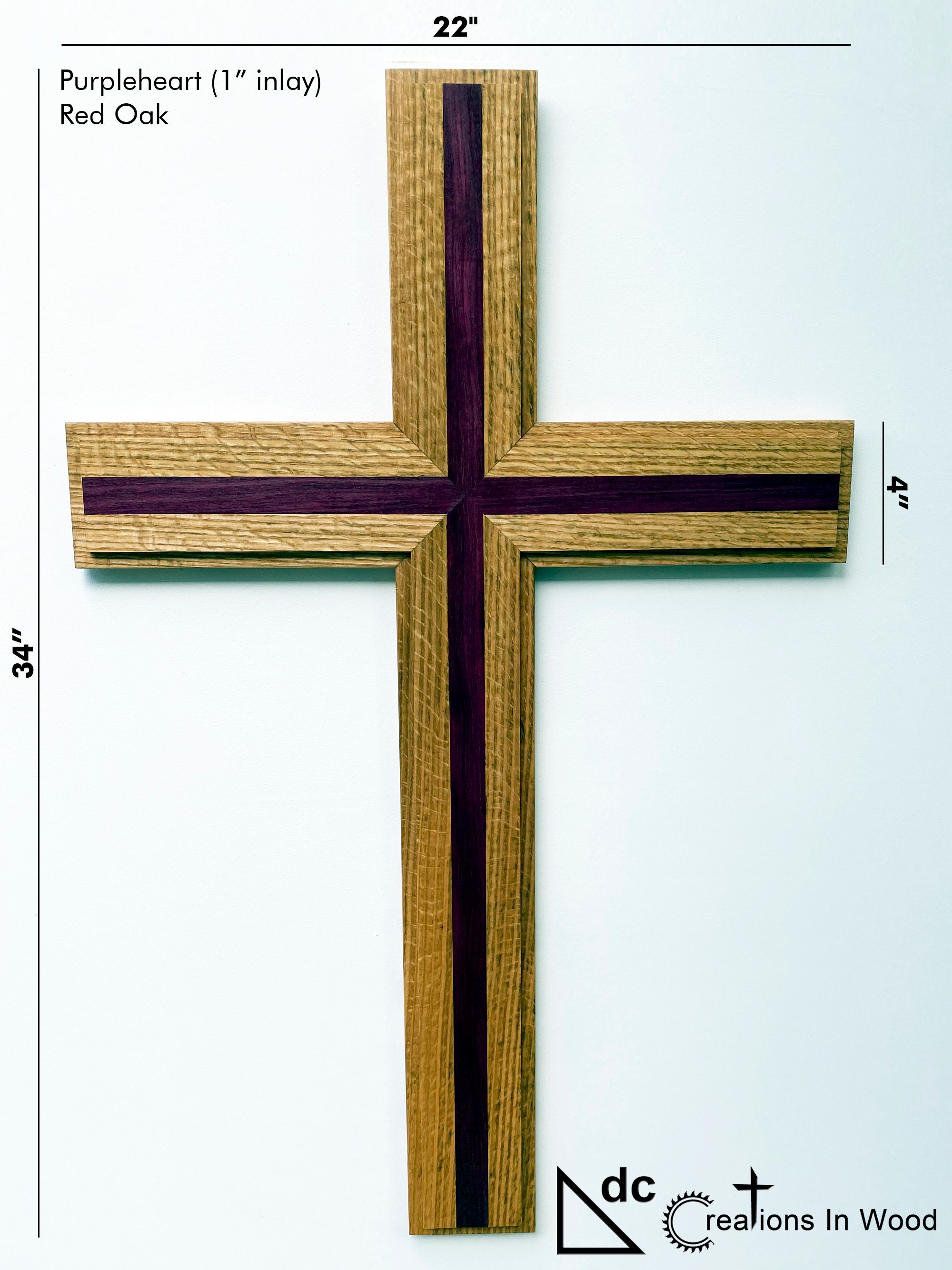 Inlaid Cross - Large - Etsy