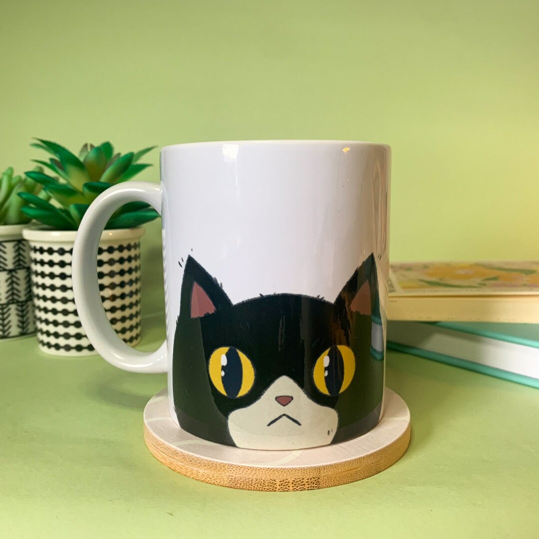 Marmite the Cat Mug // Cute Mugs // Cats // Peekaboo Mug // Cat Lover ...
