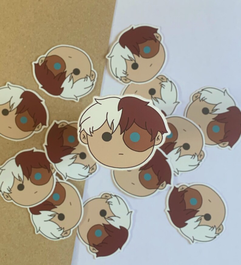 Mha Matte Vinyl Sticker // 3 Pack // Die-cut Stickers - Etsy UK