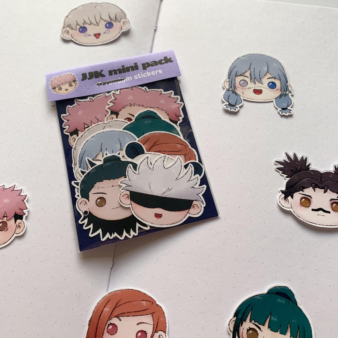 JJK Mystery Mini Sticker Pack // Anime Stickers // - Etsy UK
