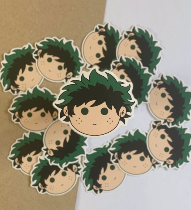 Mha Matte Vinyl Stickers // Die-cut Stickers - Etsy