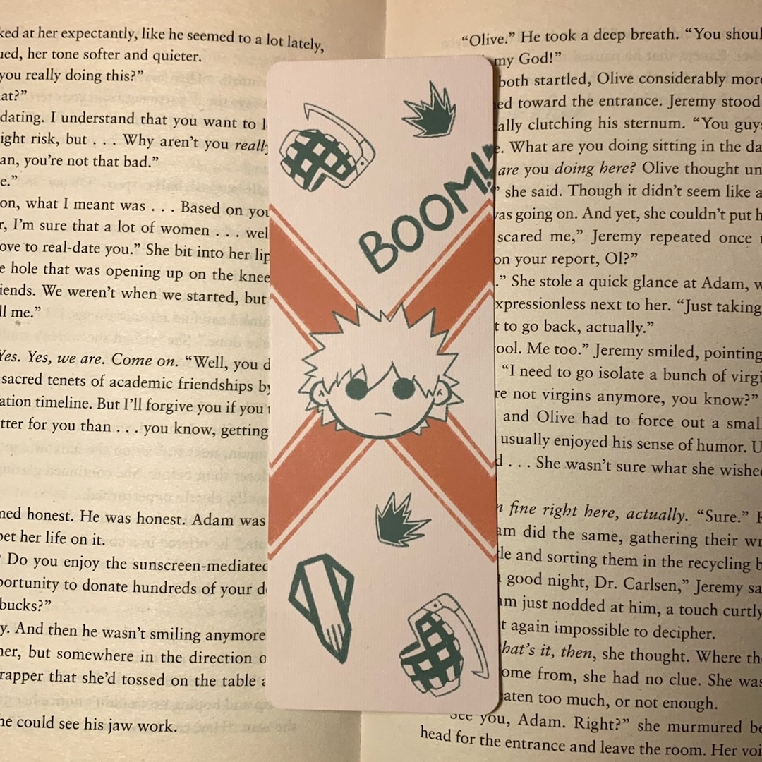Mha Bakugo Bookmark // Bakugo // Anime Bookmark // Cute Stationary - Etsy