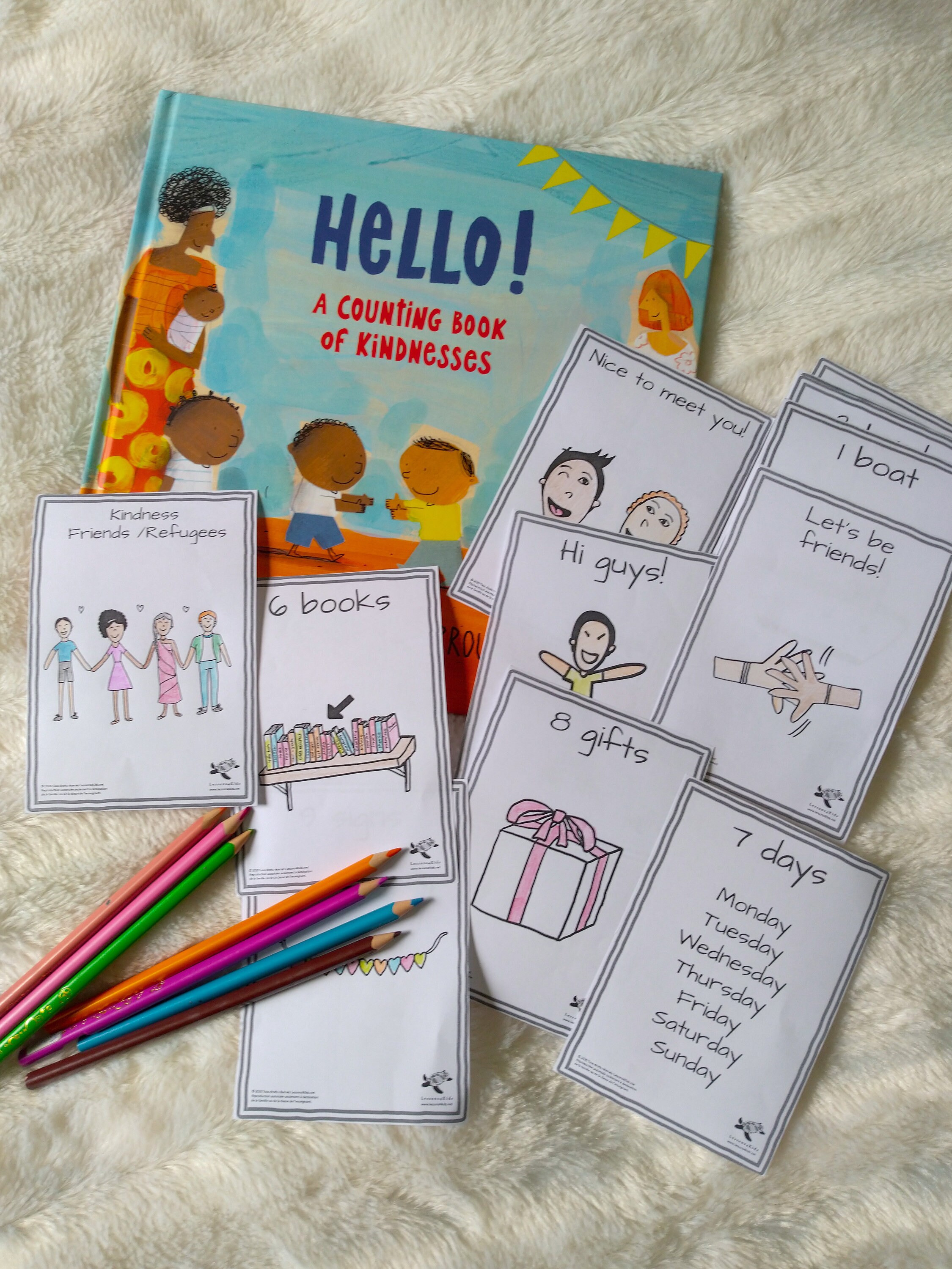 Friendship printable flashcards and posters to customize for | Etsy