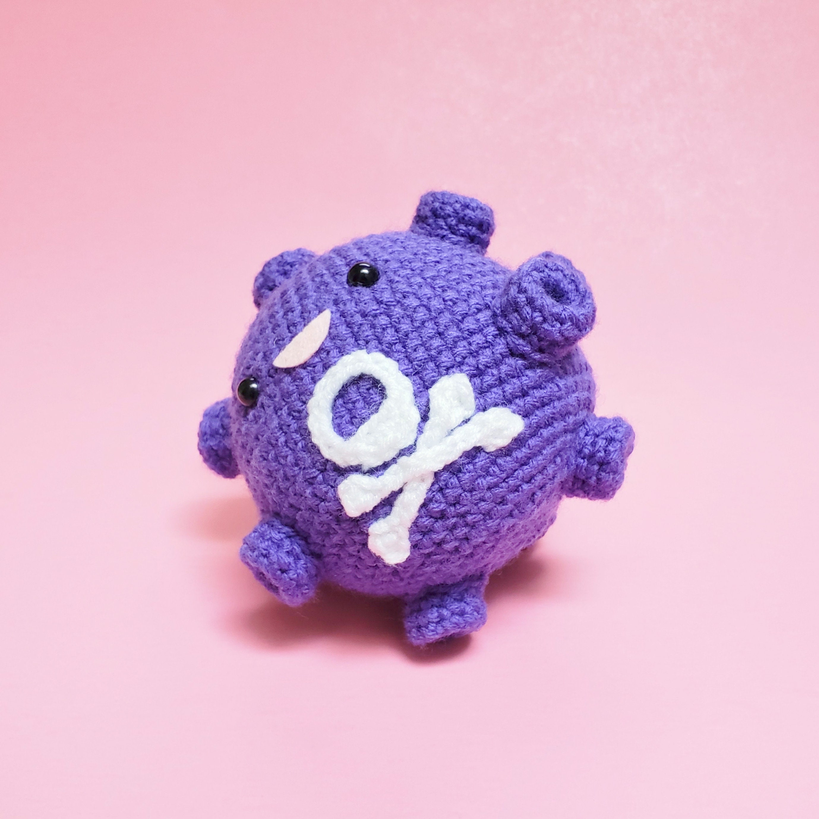 Toys Pokemon inspired Koffing plush amigurumi crochet plushie toy ...