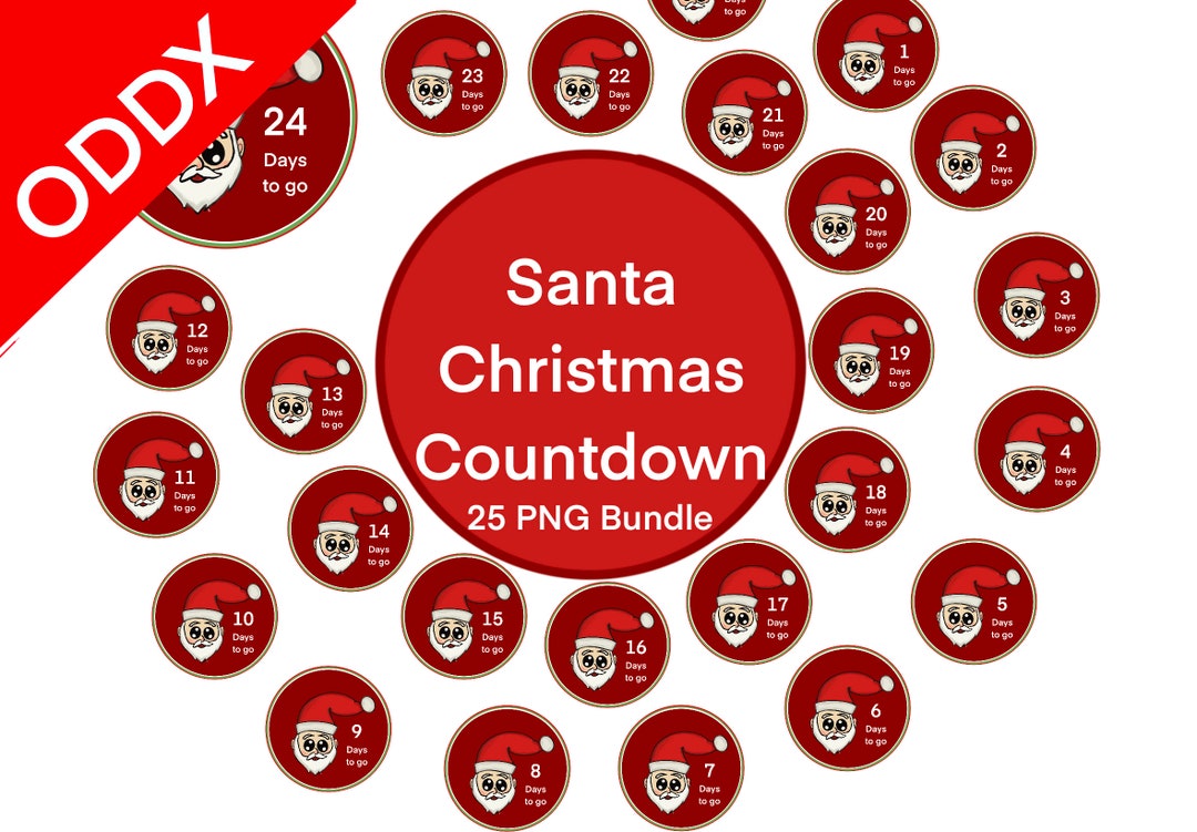 Santa Claus Countdown, Christmas Countdown, Father Christmas, Christmas ...