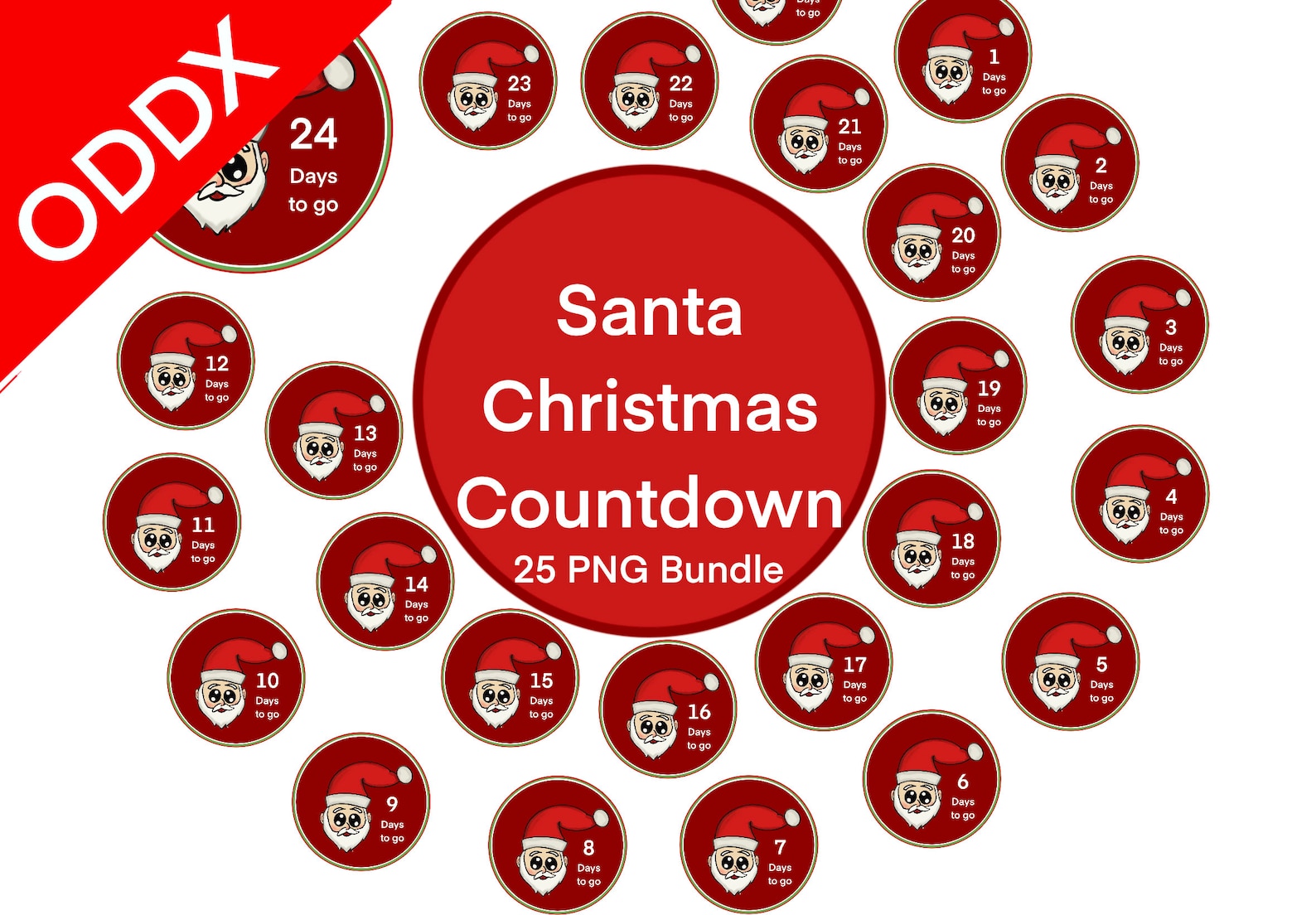 Santa Claus Countdown, Christmas Countdown, Father Christmas, Christmas ...