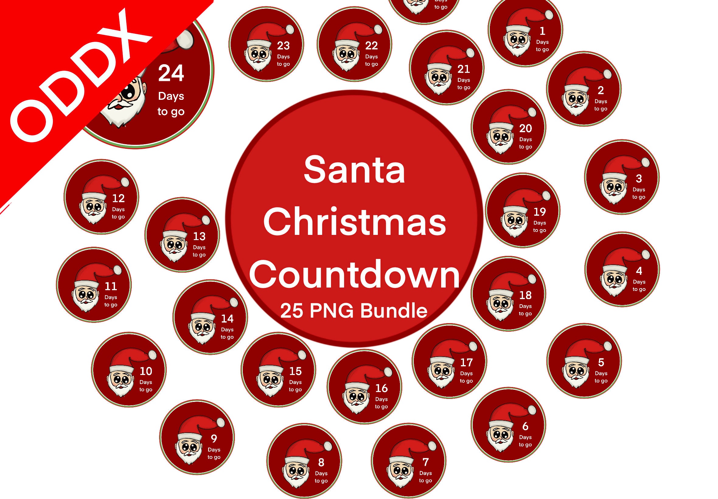 Santa Claus Countdown, Christmas Countdown, Father Christmas, Christmas ...