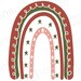 Christmas Rainbow Bundle, Clip Art Set, 12 Rainbows, Digital, Christmas ...