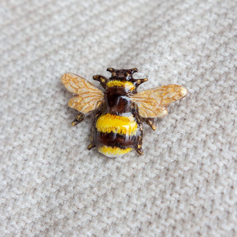 Bumble Bee Brooch - Etsy
