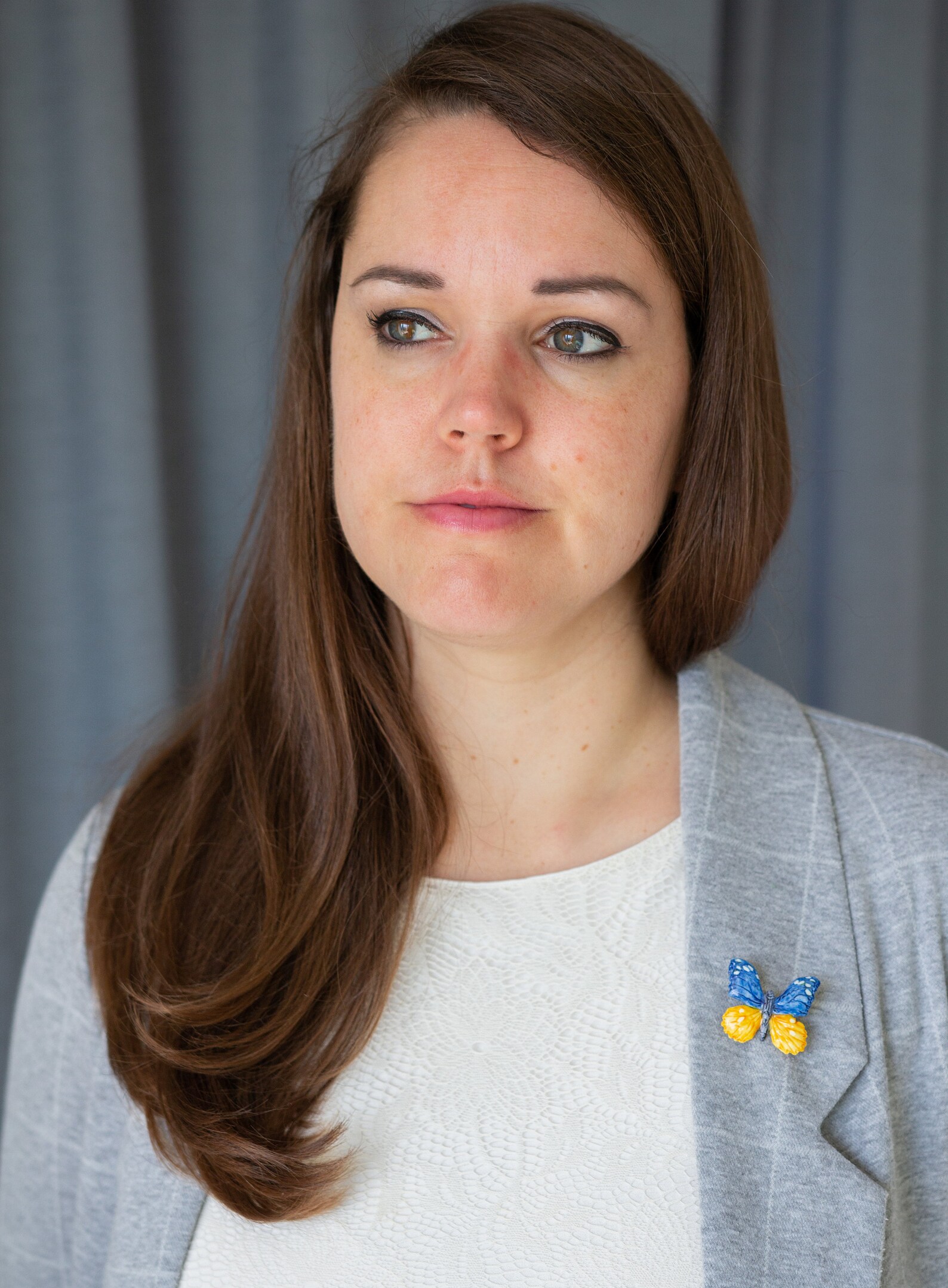 Ukraine Butterfly Brooch/ Solidarity Blue, Yellow Butterfly Pin ...