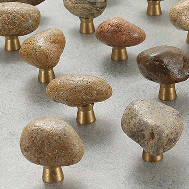 Stone Drawer Pulls - Etsy
