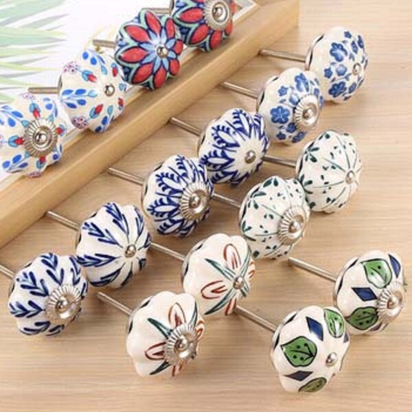 Ceramic Drawer Knobs - Etsy
