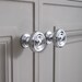 Sliver Round Cabinet Knobs Cupboard Knobs Wardrobe Knobs - Etsy