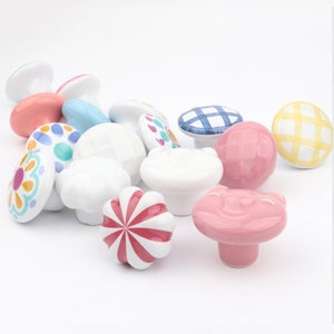 Drawer Knobs Cute Ceramic Knobs Closet Knobs Cupboard Knobs Desk Knobs ...