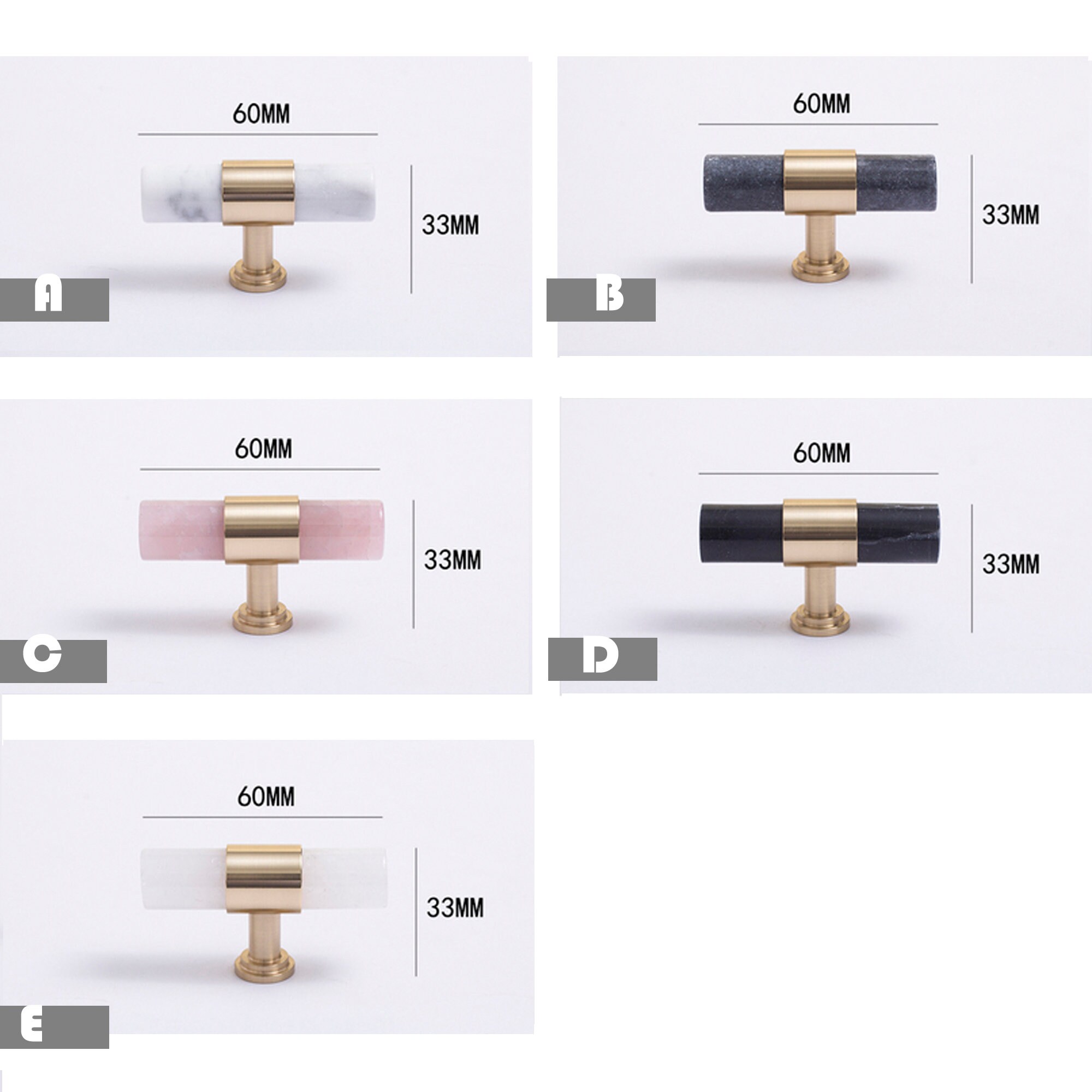 Drawer Pulls 5 Styles Available Cabinet Handles Wardrobe - Etsy UK