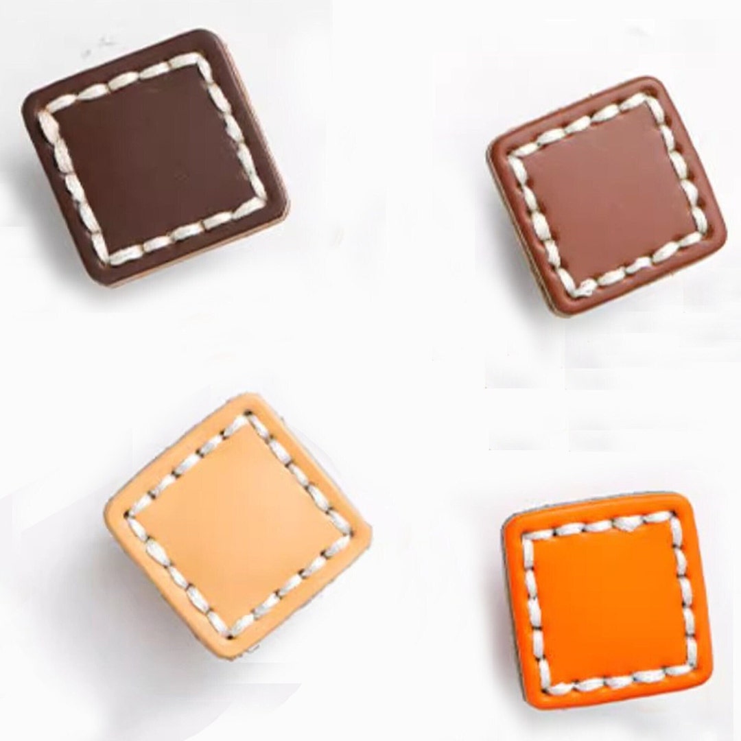 Brass & Leather Cabinet Knobs - Drawer Hardware - Wardrobe Knobs - Dresser Cabinet Knobs - Etsy