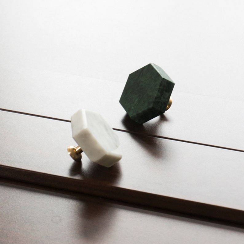 Marble Knobs Cabinet Knobs Drawer Knobs Kitchen Knobs | Etsy