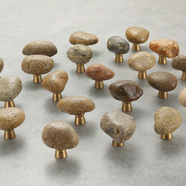 Gemstone Knobs - Etsy