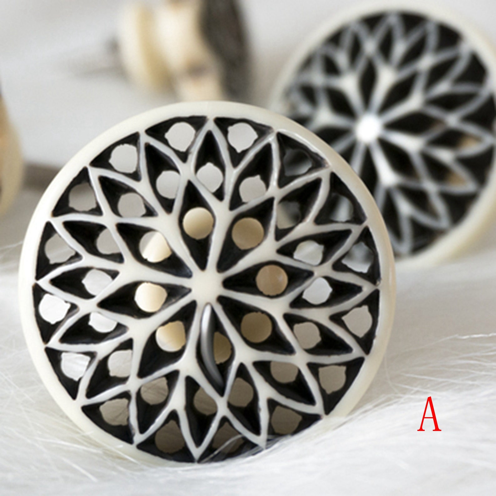 Cabinet Knobs Natural Bull Bone Knobs Drawer Knob Round - Etsy